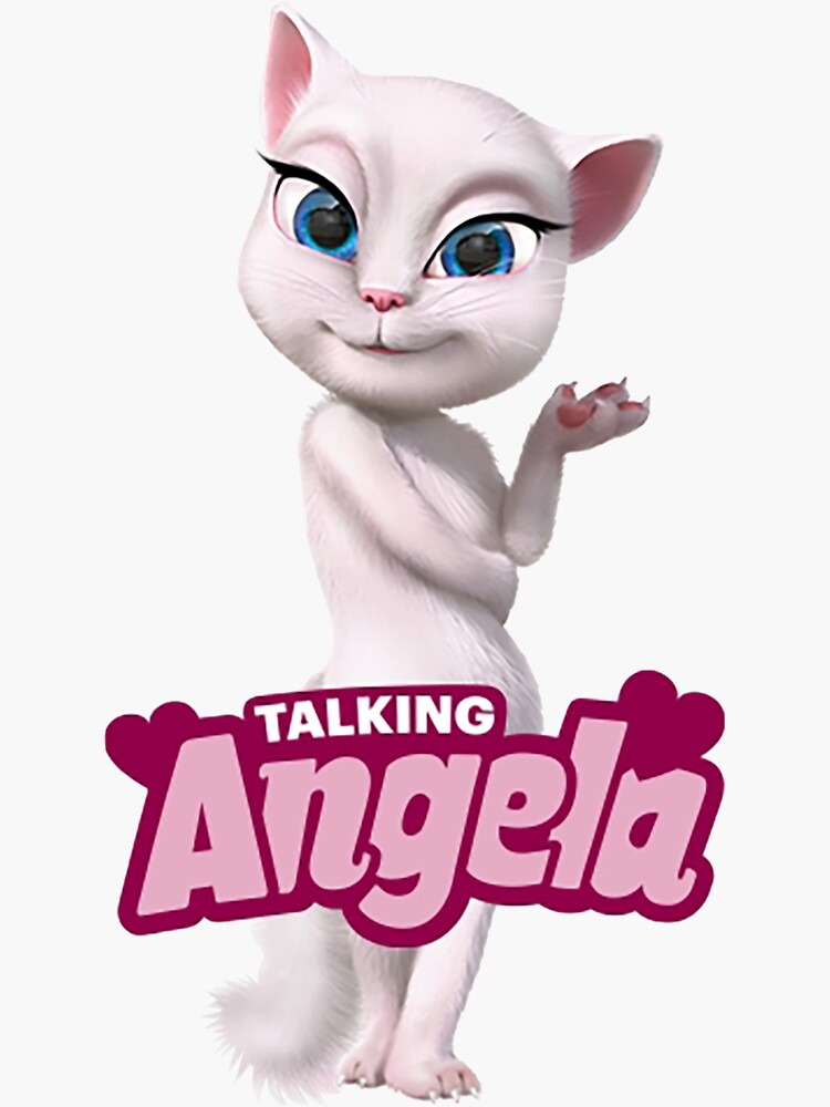 "Angela" Sticker by cecakruwost | Redbubble