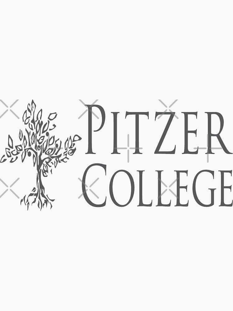 " Pitzer College " Sticker for Sale by karibenart | Redbubble