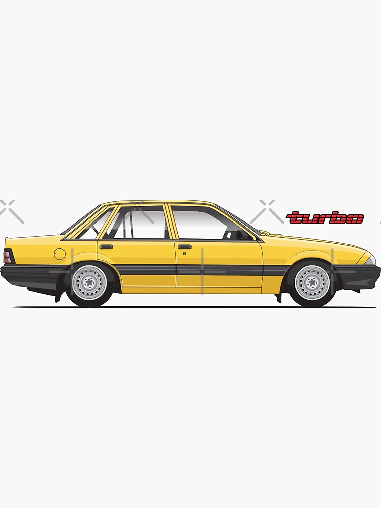 "VL Turbo 2022 - Aussie Icon" Sticker for Sale by mtsala illustrations ...