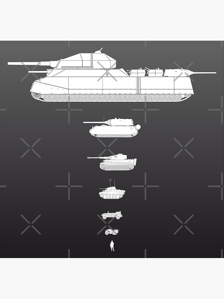 "What a big Ratte! German technique WW2" Poster for Sale by FAawRay ...