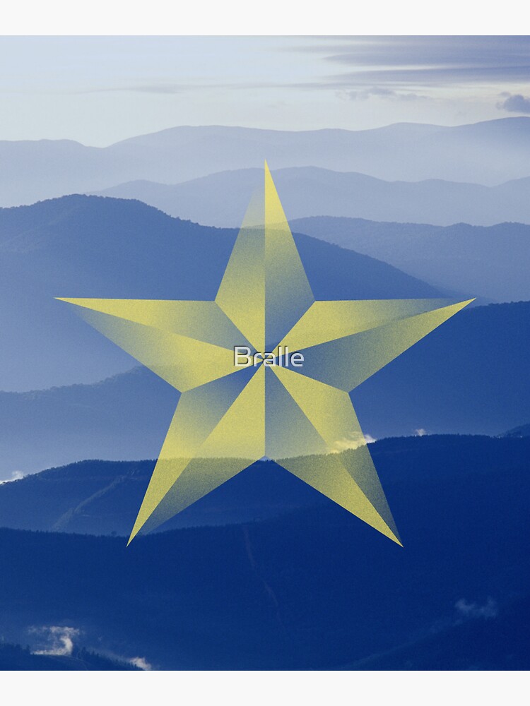 "Yellow Star" Sticker for Sale by Bralle | Redbubble