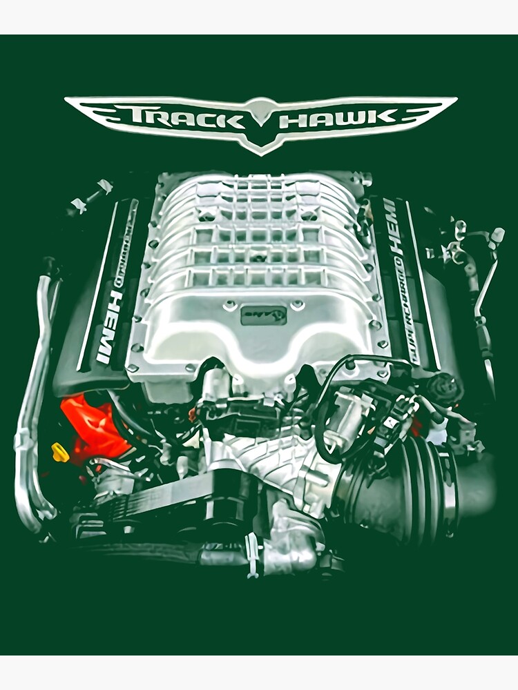 "R Built Men's Trackhawk Engine" Poster for Sale by YagamiDs | Redbubble