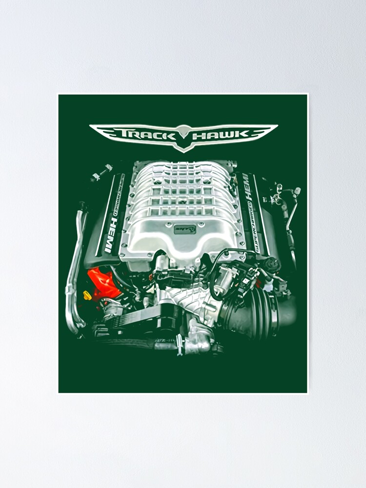 "R Built Men's Trackhawk Engine" Poster for Sale by YagamiDs | Redbubble