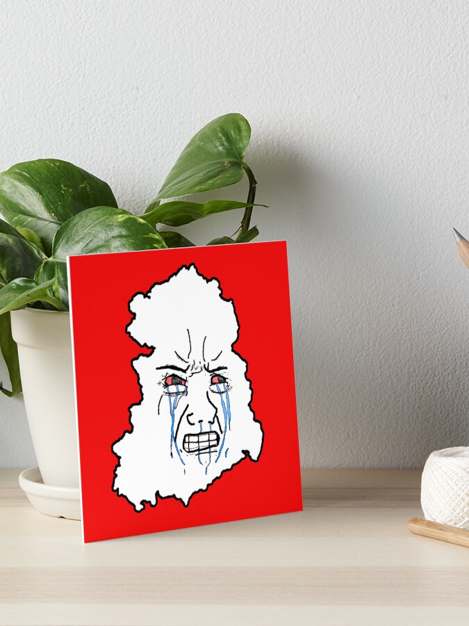 "East Germany Wojak" Art Board Print by marjard | Redbubble