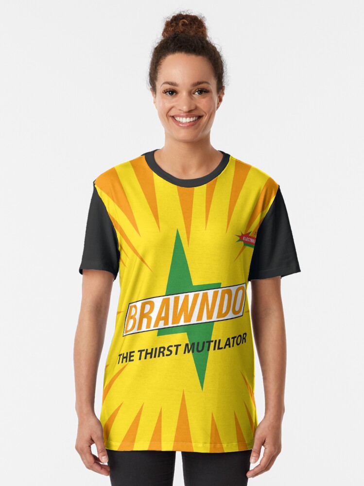 "Full Brawndo logo" Graphic T-Shirt by Exilant | Redbubble