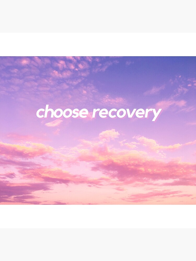 "Choose recovery sunset " Poster for Sale by Holly-berry-art | Redbubble