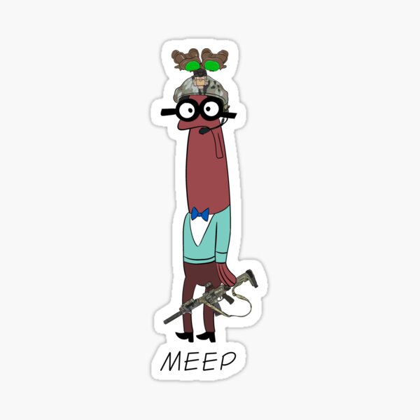 "Tactical Meep" Sticker by Flyhalf | Redbubble
