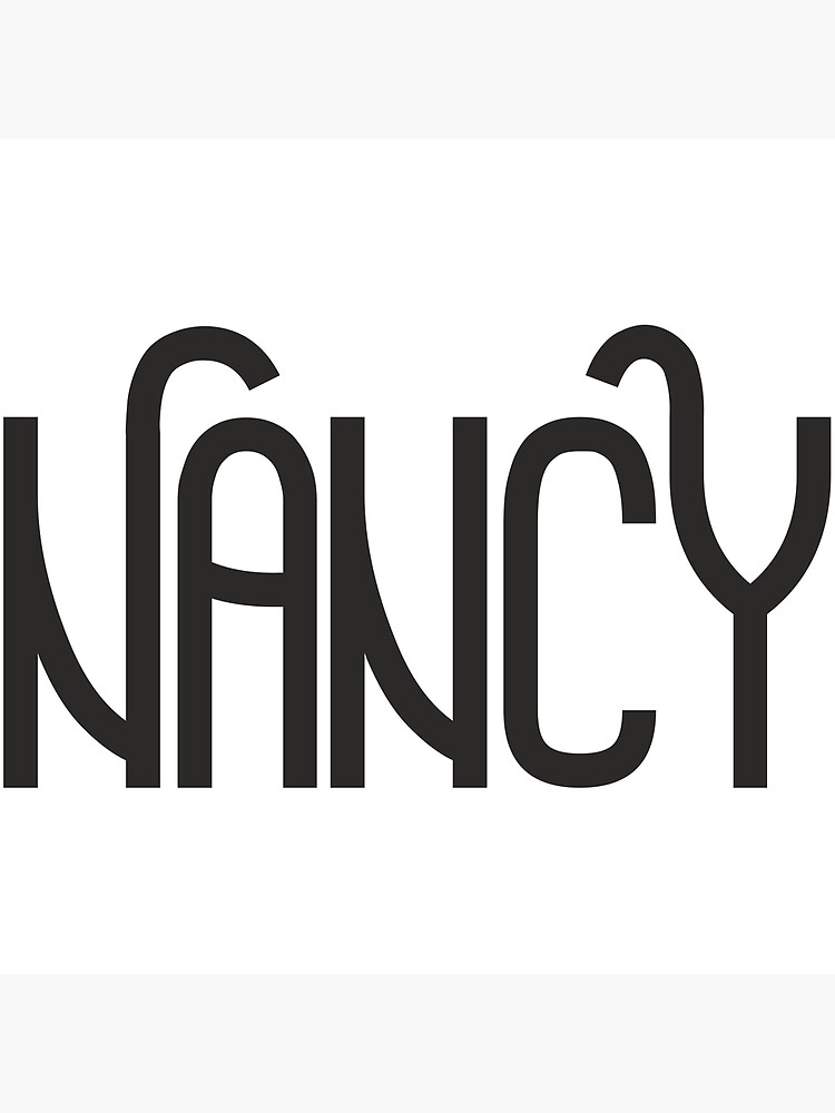 Lámina fotográfica «Nombre de Nancy, Caligrafía de Nancy, Regalo para ...