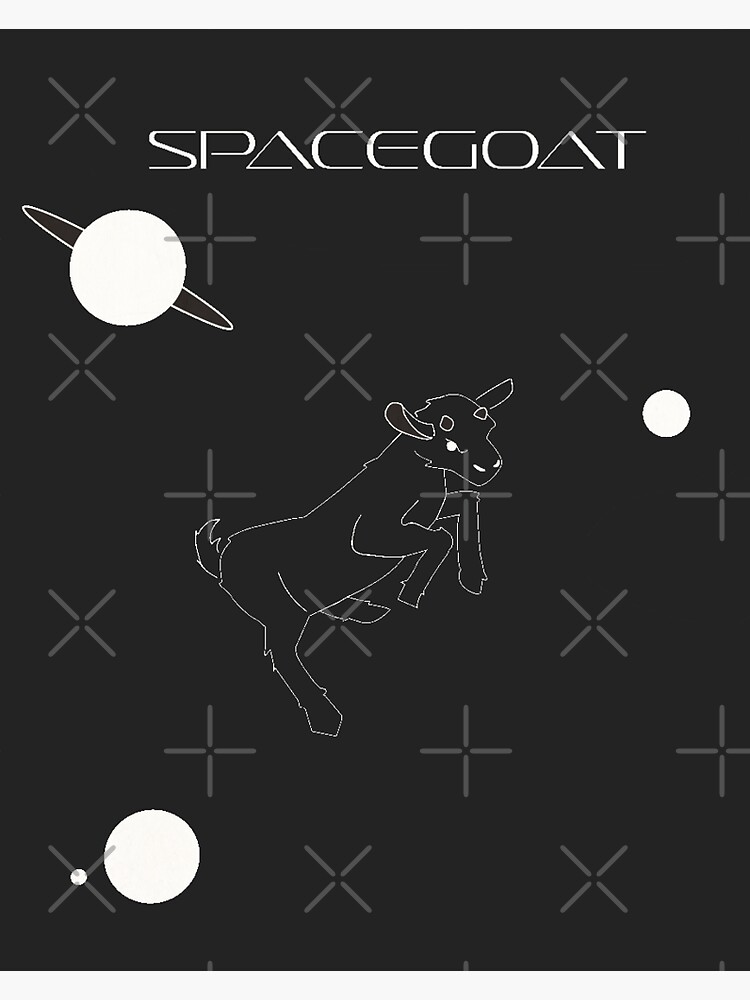 "Space goat" Sticker by Aranea222 | Redbubble