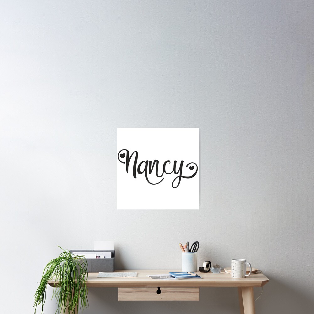Póster «Nombre de Nancy, Caligrafía de Nancy, Regalo para Nancy, Regalo ...