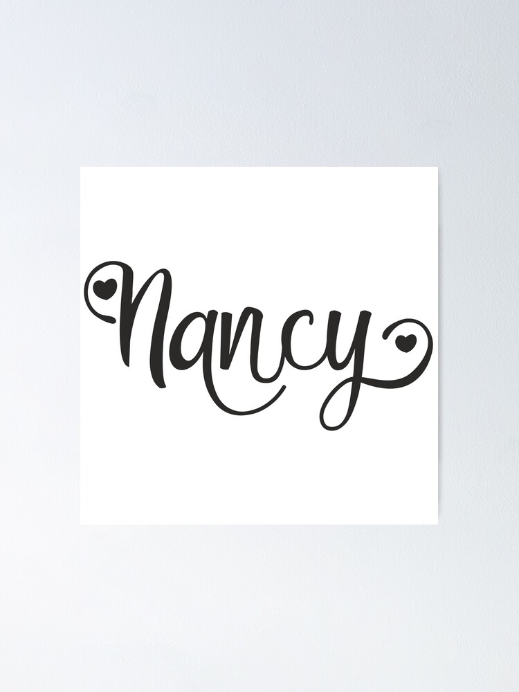 Póster «Nombre de Nancy, Caligrafía de Nancy, Regalo para Nancy, Regalo ...