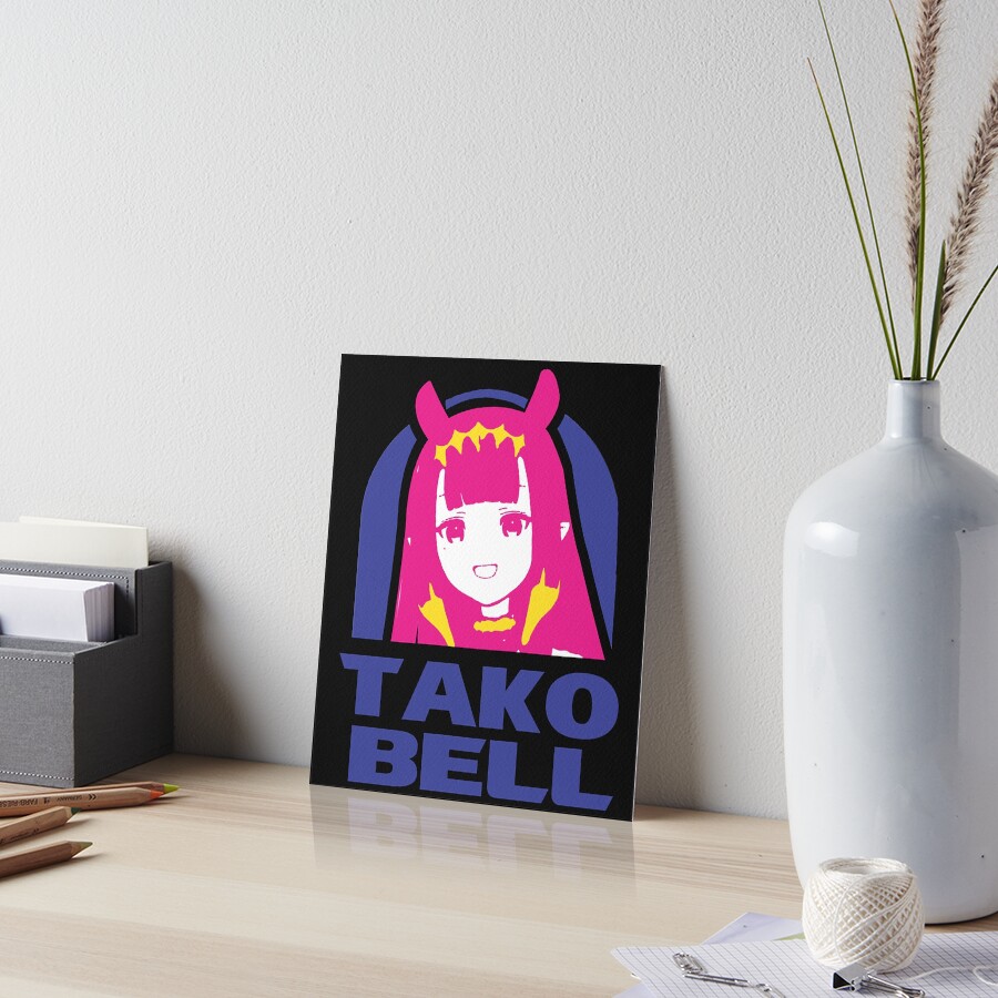 "Hololive en ina tako bell logo parody" Art Board Print by ...