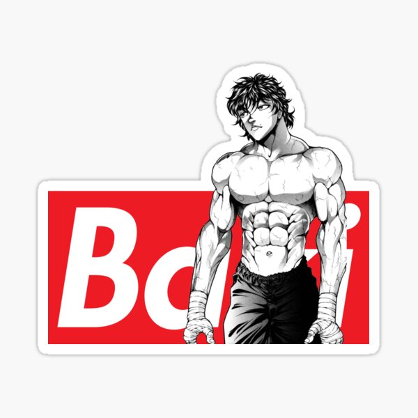 "Baki" Sticker by Dex-Shop | Redbubble