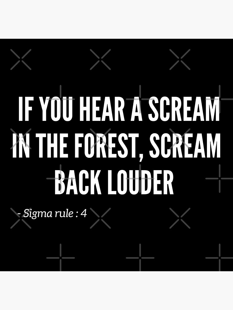 "Sigma grindset quote rule 4" Poster for Sale by Mad-Boy | Redbubble
