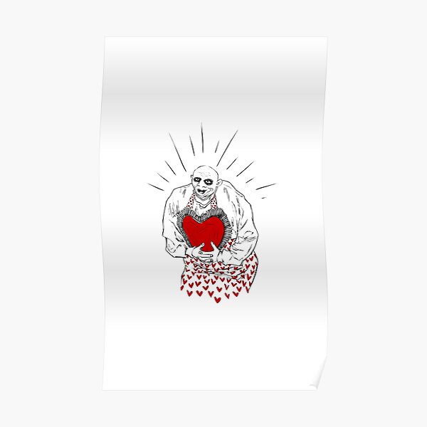 "Fester from the Addams Family in an apron " Poster for Sale by Malerba ...