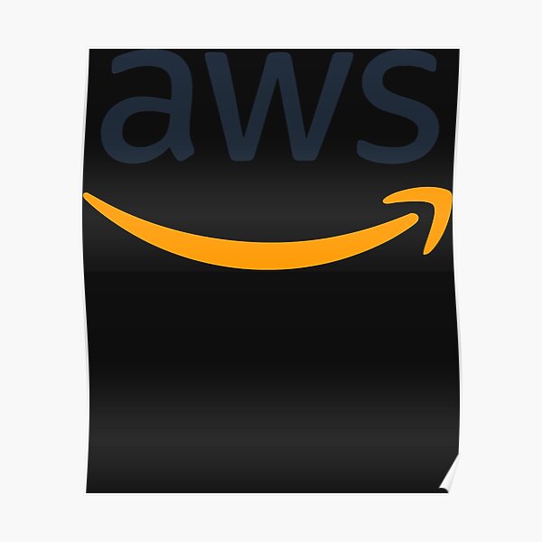"Aws logo" Poster for Sale by RoccoLarocco59 | Redbubble