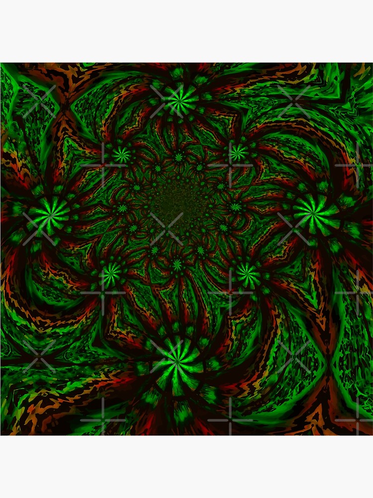 "Enchanted Forest | Trippy Fractal Fantasy Art" Poster for Sale by ...