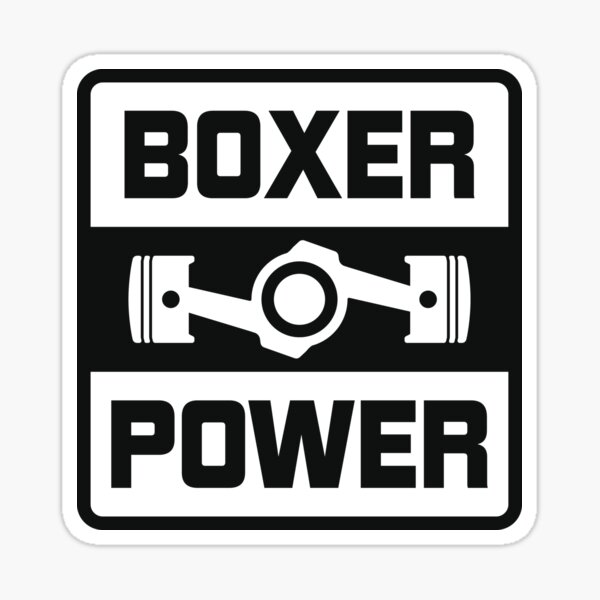 "Boxer Engine Power Sports Car" Sticker by JDM-Rey | Redbubble