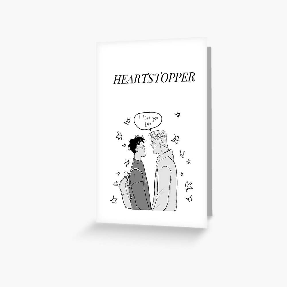 "heartstopper" Greeting Card by PRINTYDESING1 | Redbubble
