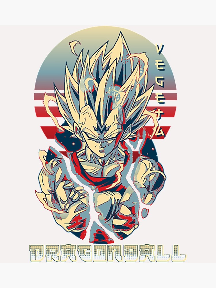 "Majin Vegeta13.png" Poster for Sale by MonicPacoch | Redbubble