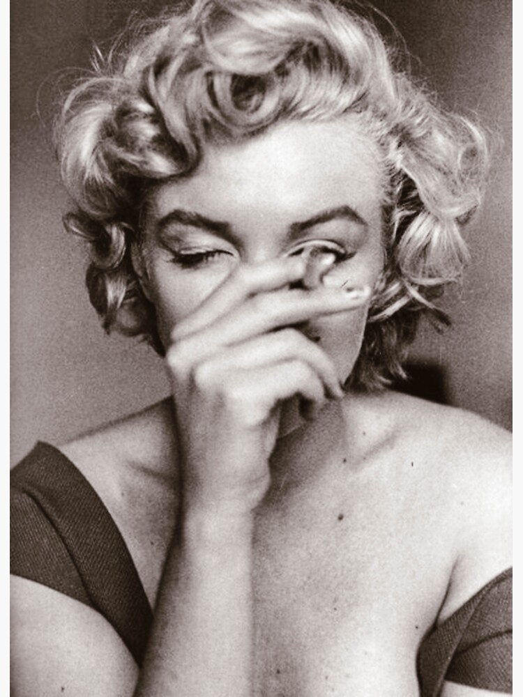 "Marilyn Smoking" Poster for Sale by apopofbeauty | Redbubble