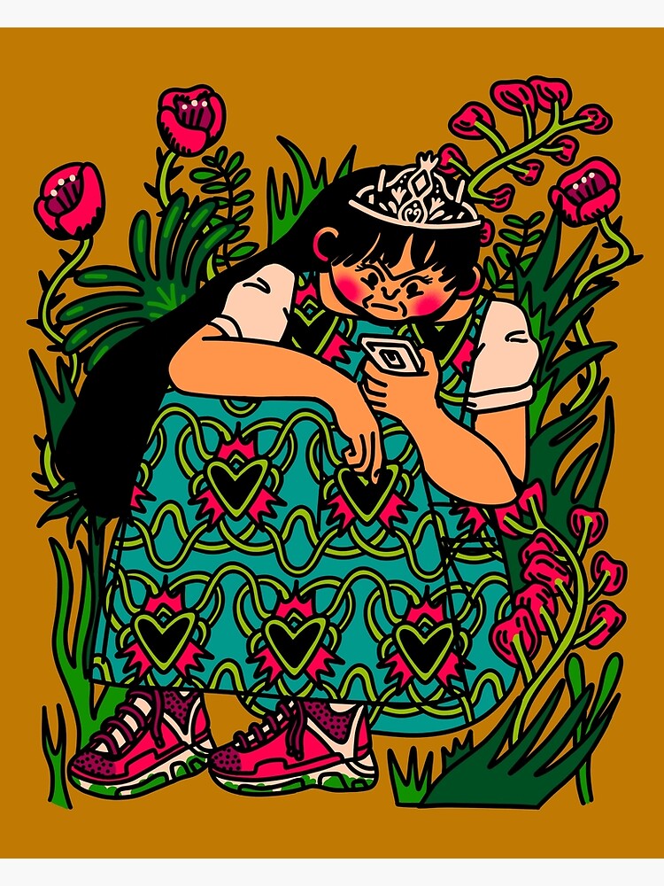 "Angry Princess" Poster for Sale by melita-tirado | Redbubble