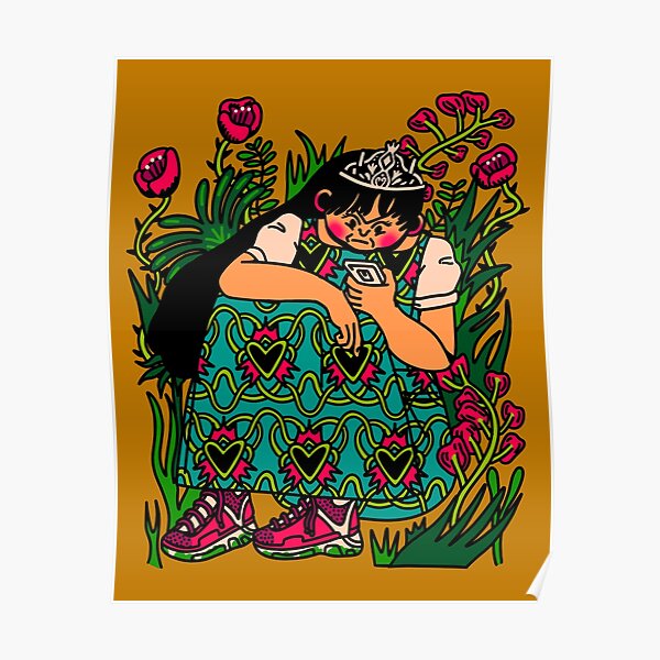 "Angry Princess" Poster for Sale by melita-tirado | Redbubble
