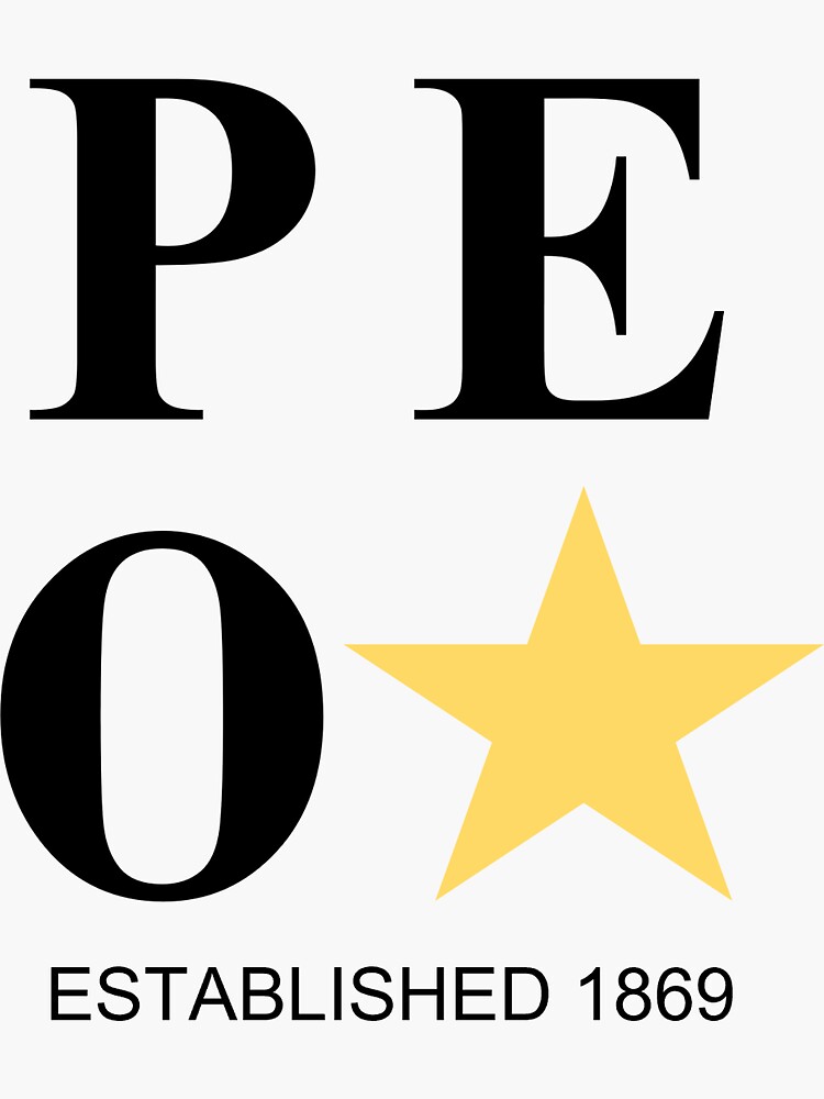 "PEO Logo" Sticker by PEOChapterBG-GA | Redbubble