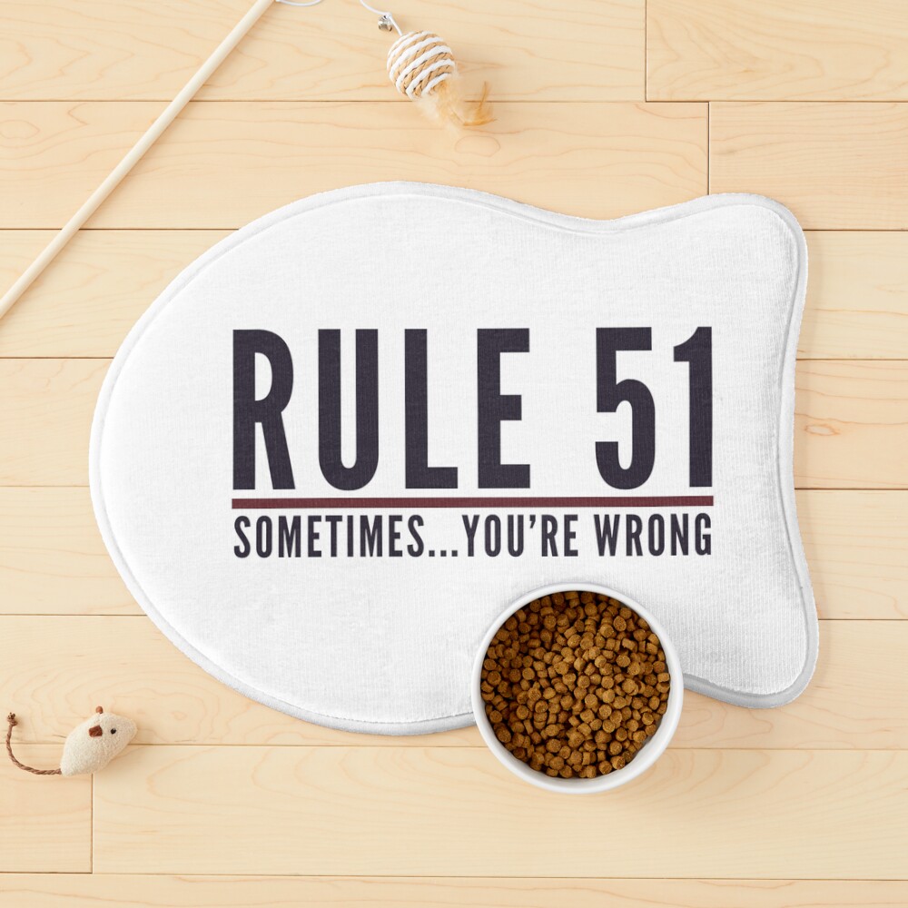 "Rule 51 Sometimes You're Wrong - Gibbs Rules - NCIS" Throw Blanket for ...