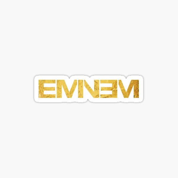 "EMINEM" Sticker for Sale by HiltonSchoen | Redbubble