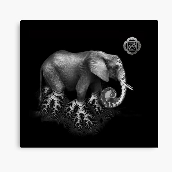 "Elephant - Root Chakra" Canvas Print for Sale by DanielSchmidt | Redbubble