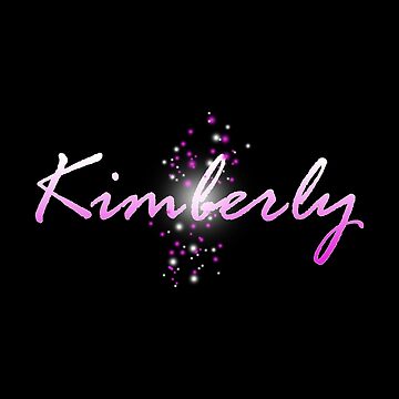 "Sparkly Kimberly Black Background" Poster for Sale by craig777red ...