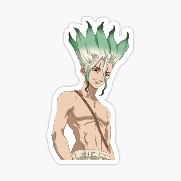 "Dr. Stone - Senku Ishigami" Sticker by Ammarattshop | Redbubble