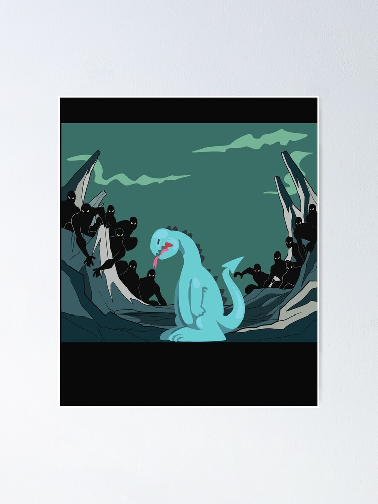 "Hunted Dragon" Poster for Sale by RubtifyWonders | Redbubble