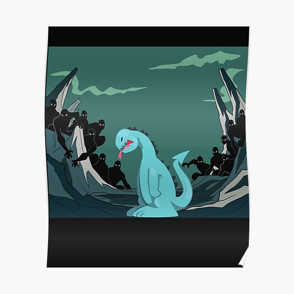 "Hunted Dragon" Poster for Sale by RubtifyWonders | Redbubble