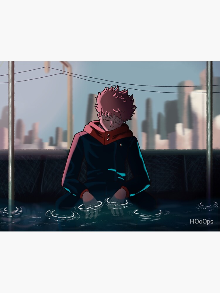 "Yuji itadori intro scene " Sticker by H0o0ps | Redbubble