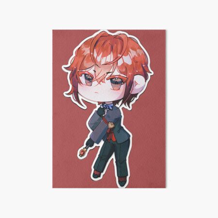 "riddle rosehearts twisted wonderland twst chibi sticker" Art Board ...