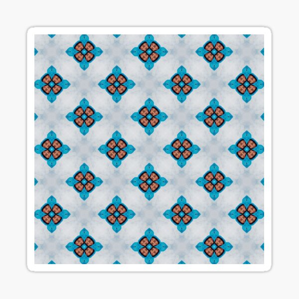 "Modern Symmetrical Pattern " Sticker by SirErnZ | Redbubble