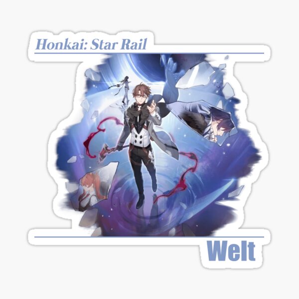 "Honkai Star Rail Welt" Sticker by HerrscherOfArt | Redbubble