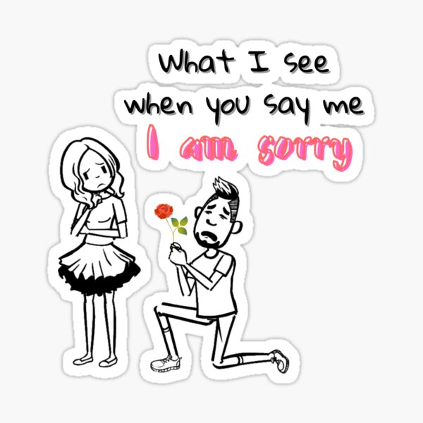 "Vision of an apologize" Sticker by frulife | Redbubble