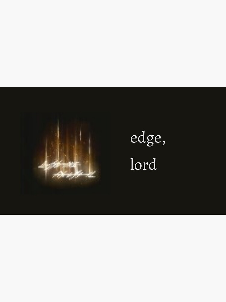 "edge, lord" Sticker by BlueMoonDruid | Redbubble