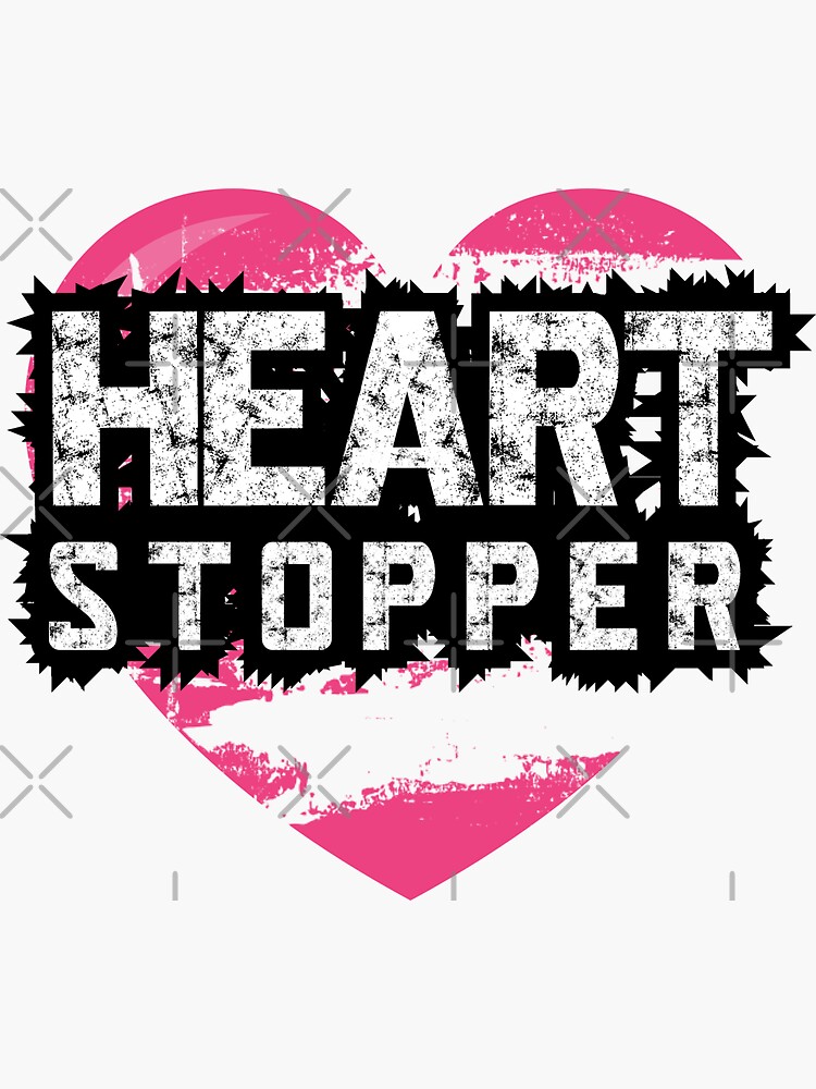 "Heart Stopper" Sticker for Sale by Color-Lab | Redbubble
