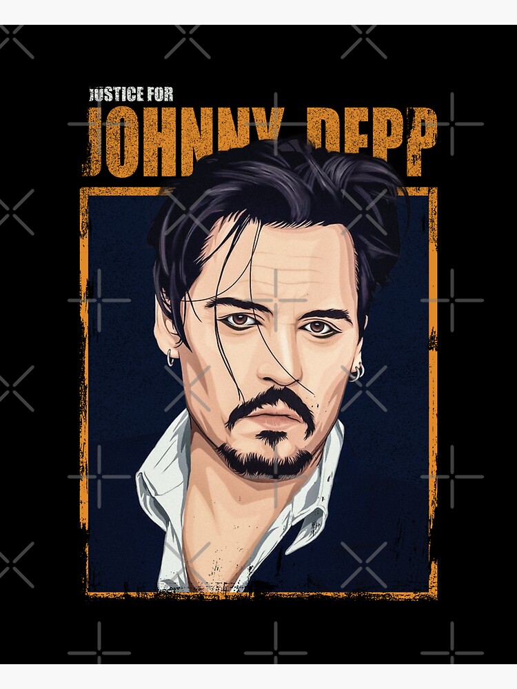 "Justice for Johnny Depp!!!" Sticker by ActiveNerd | Redbubble