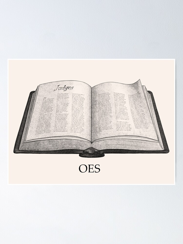 "The Open Bible - OES" Poster for Sale by ARIsEasternStar | Redbubble