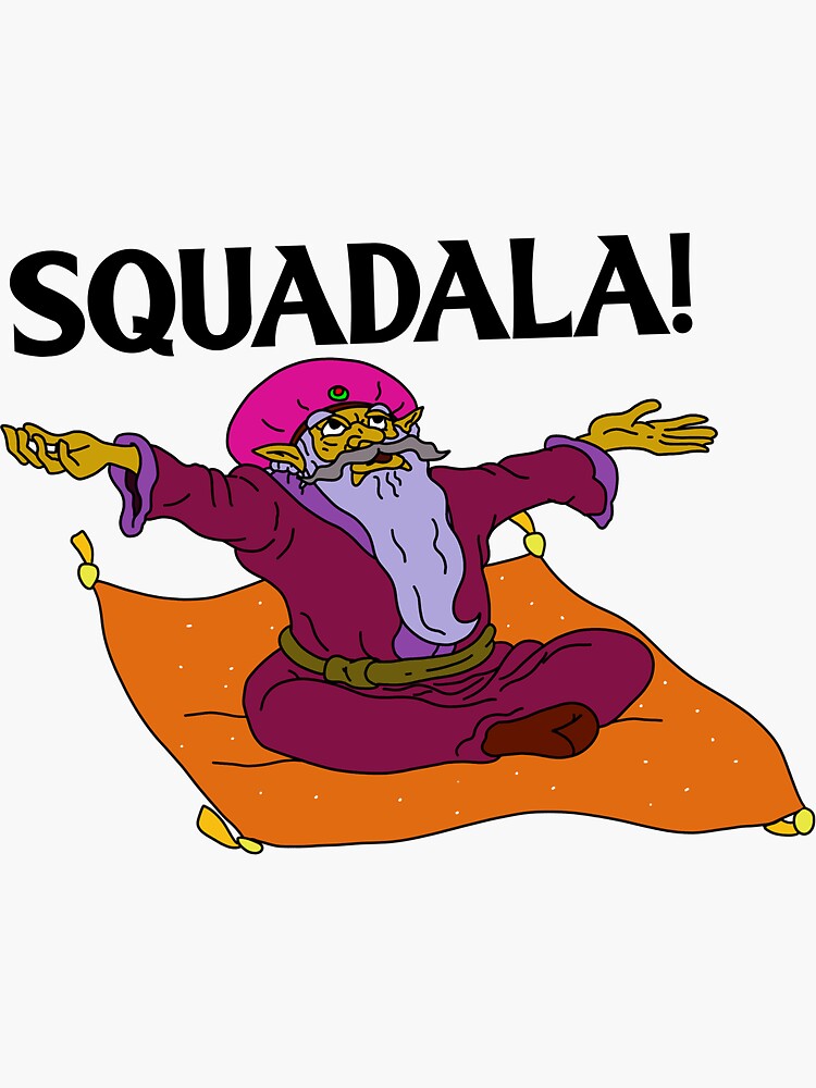 "Gwonam Squadala!" Sticker for Sale by artninjaguy | Redbubble