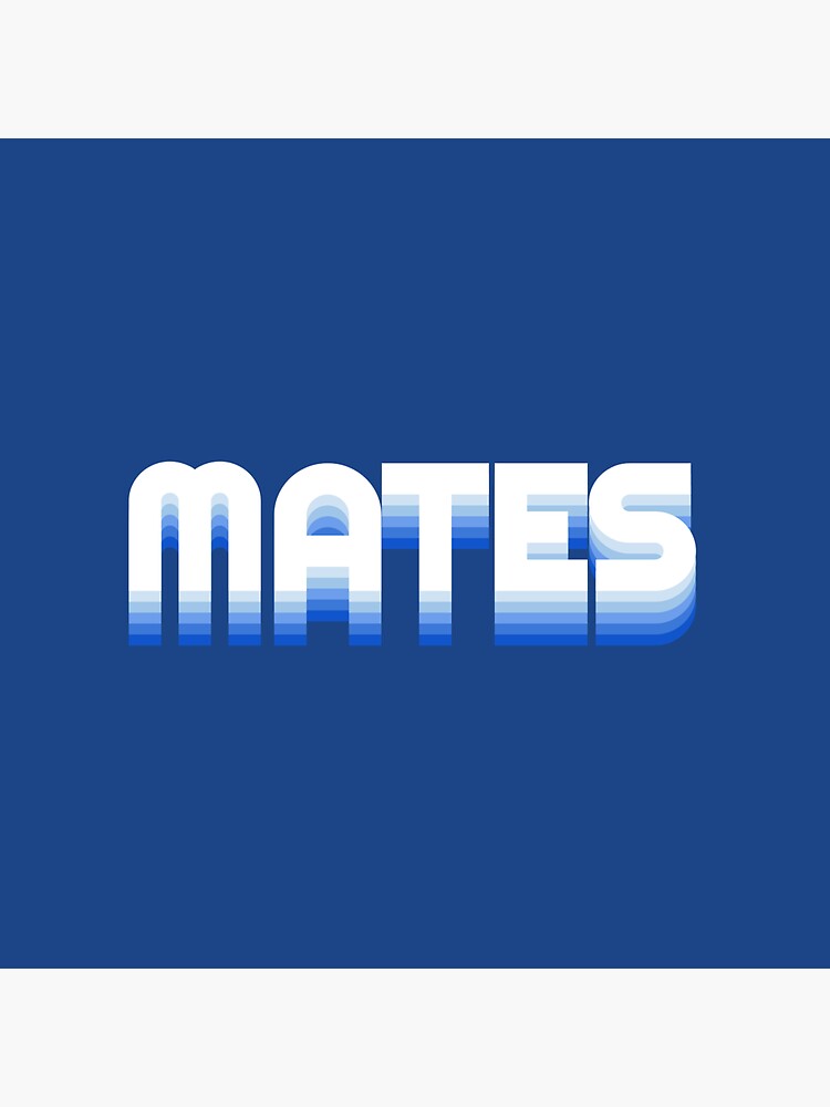 "MATES OCVTS Retro Logo" Sticker for Sale by The-Tiki-Room | Redbubble
