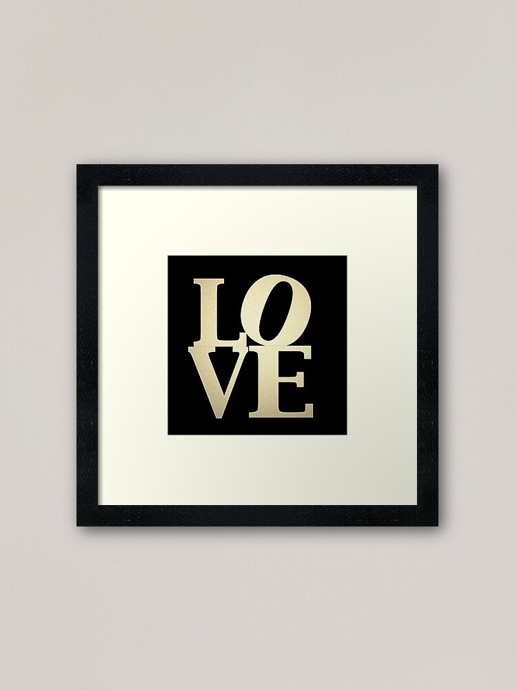 "Love Park Philadelphia Sign" Framed Art Print for Sale by plintner ...