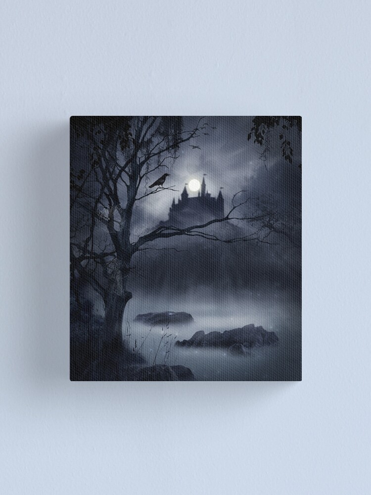 "Gothic Night Fantasy" Canvas Print for Sale by FantasyDesigns | Redbubble