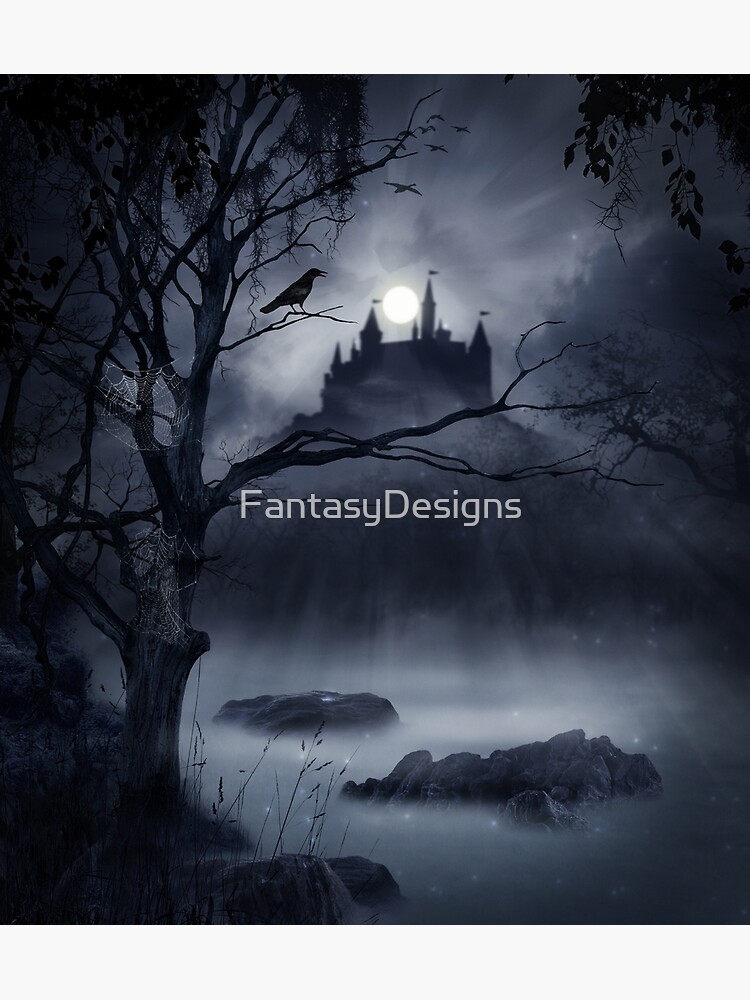 "Gothic Night Fantasy" Art Print for Sale by FantasyDesigns | Redbubble