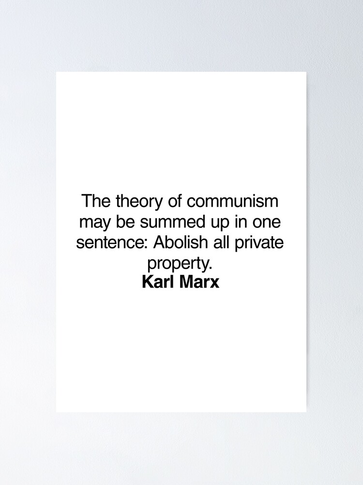 "Karl Marx Communist Quote. Best Gift for a Karl Marx's Socialist Fan ...